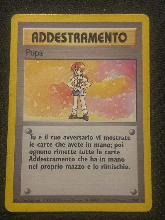 Pokemon card old Basic set , Pupa 75/102 | Kaufen auf Ricardo