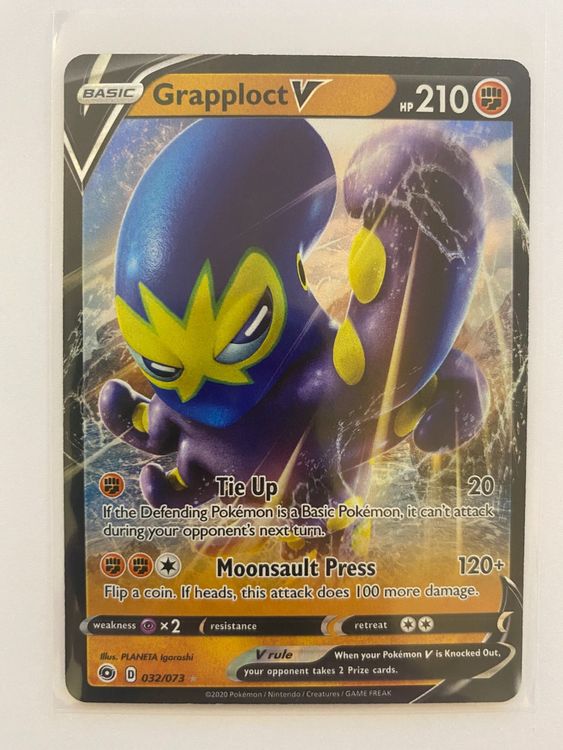 Pokemon Grapploct V 032/073 Champions Path EN (Neu (gemäss Beschreibung ...