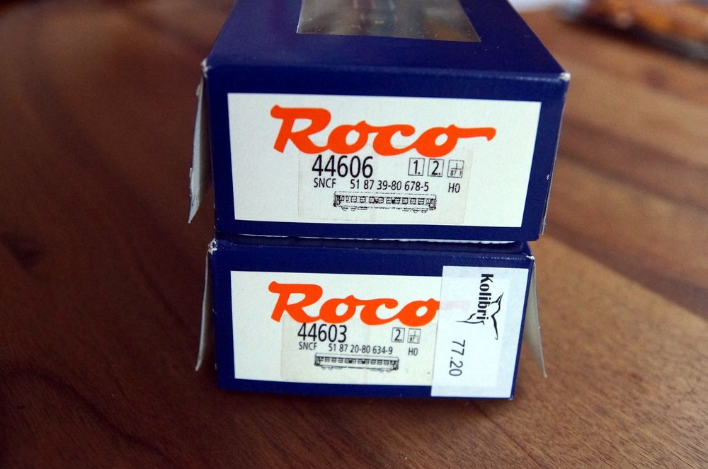 Roco 44603/44606 - SNCF Personenwagen-Set (Neu und originalverpackt) in ...
