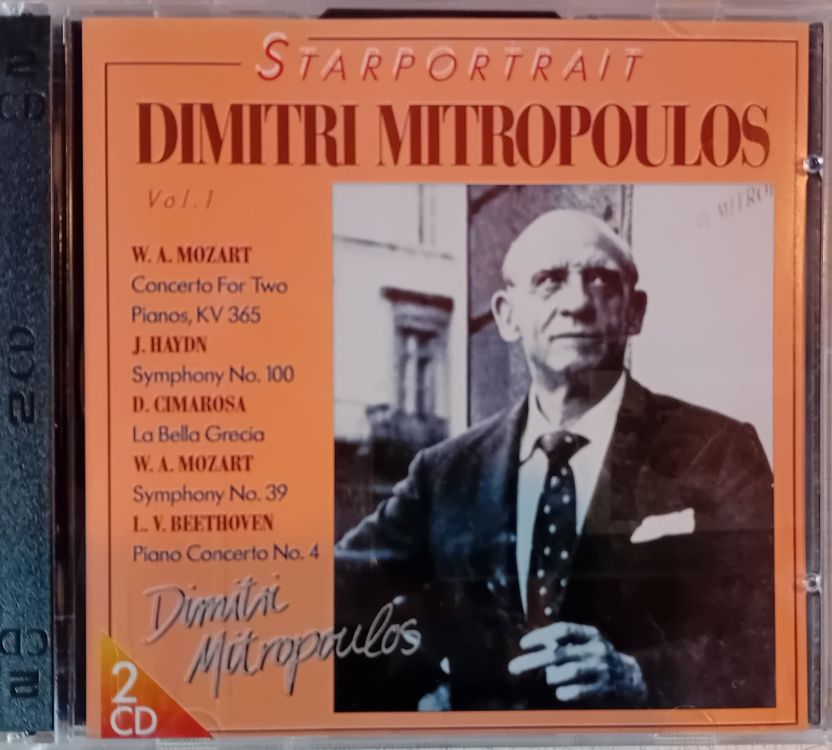 Mozart/Haydn/Beethoven: Mitropoulos: Starportrait - 2CD (Neu (gemäss Beschreibung)) in ...
