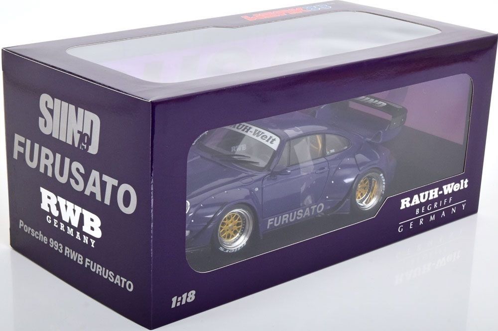 Porsche 911 993 RWB, Rauh-Welt Germany Furusato Sidney, 1:18 (Neu und ...