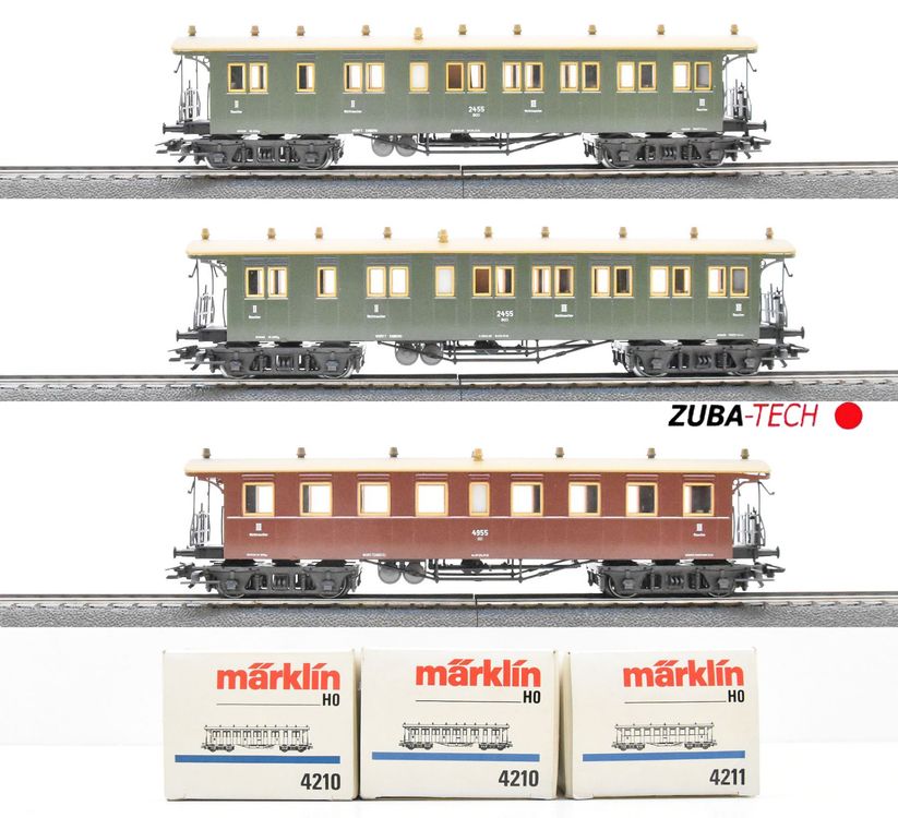 3x Märklin Personenwagen H0 WS mit OVP (Gebraucht) in St. Gallen für ...