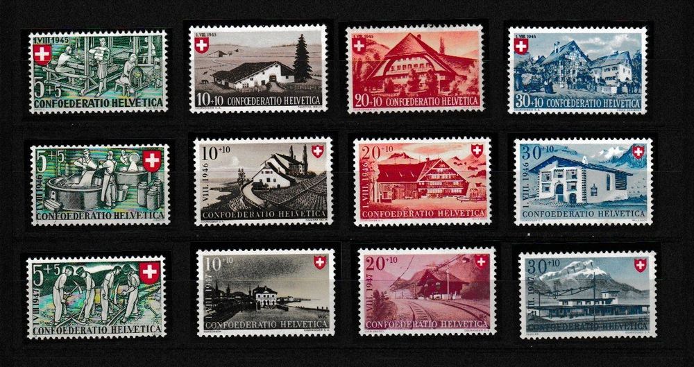 PRO PATRIA 1945-1947 (Neu (gemäss Beschreibung)) in BREMGARTEN AG für ...