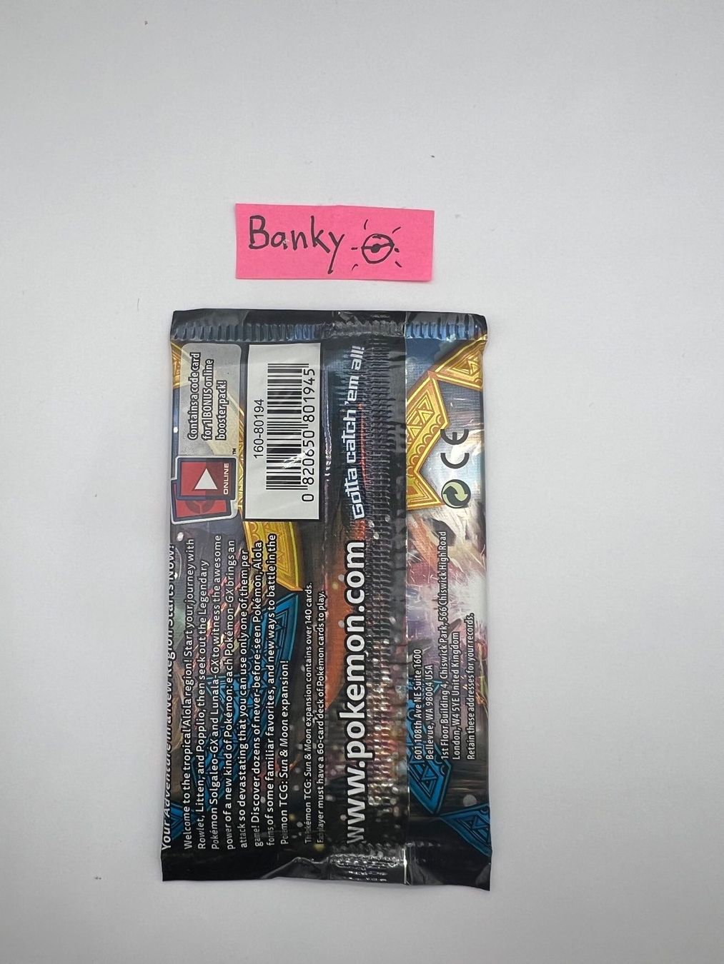 Pokemon Sun&Moon Booster Pack EN – Fresh from Tin Box (Neu und ...