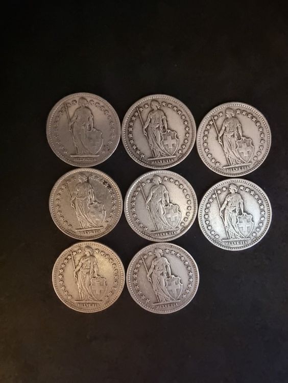 1Franken CHF Lot Silber Münze 1903-1947 Rar (Gebraucht) in Amriswil für CHF 53 – mit Lieferung ...
