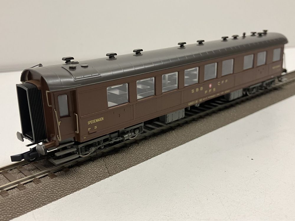 Roco 44875 SBB = Oldtimer-Speisewagen SBB Dr4 25 WR 010-4 (Neu und ...