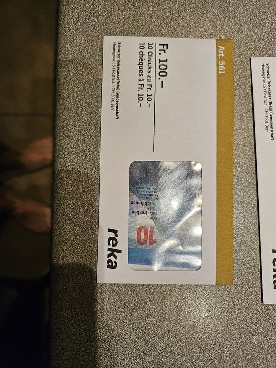 Reka Checks im Wert von 400 CHF sehr günstig zu verkaufen (Neu und ...