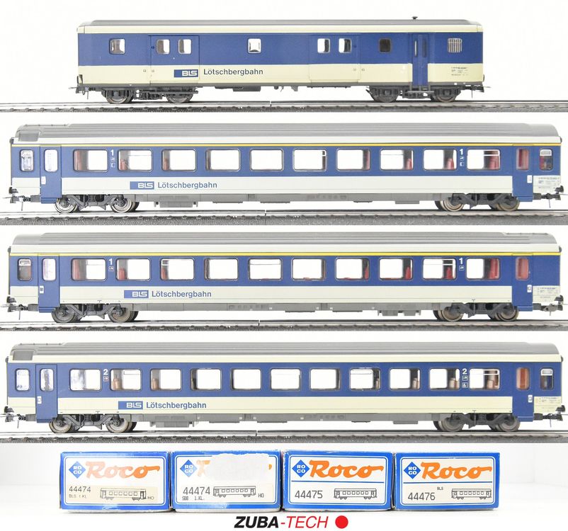 Roco 4x EW IV/II Personenwagen der BLS, H0 GS mit OVP | Kaufen auf Ricardo