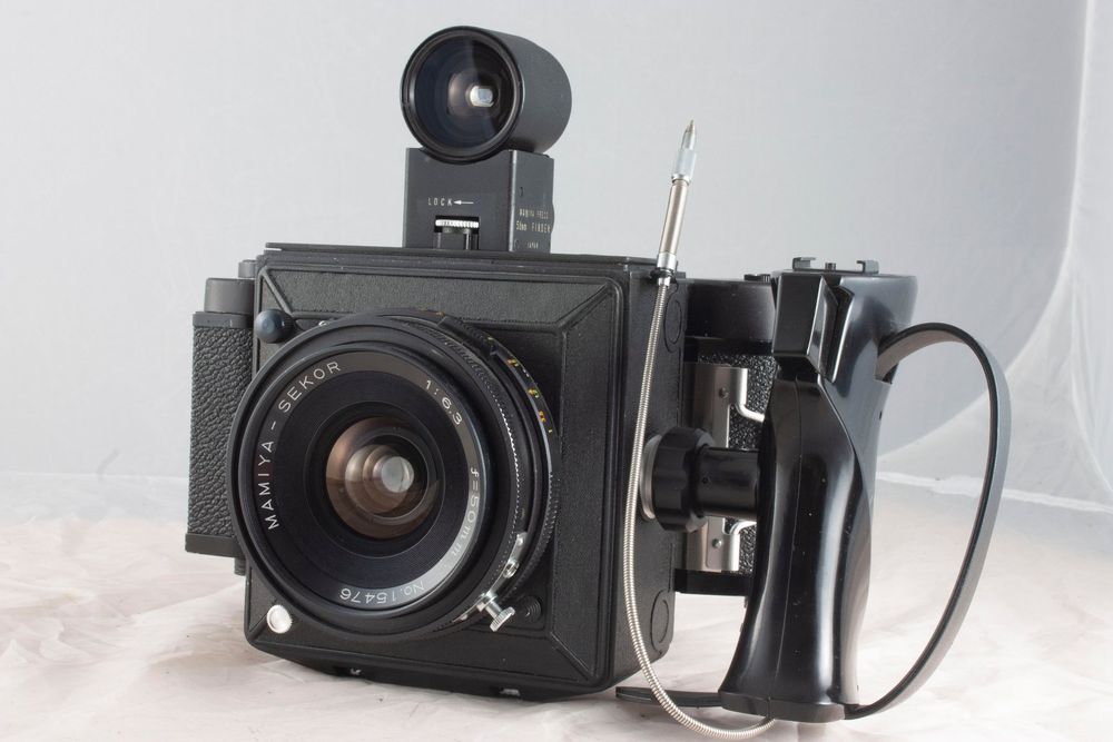 Mamiya Press(?) Modifiziert 6x9 + Mamiya Sekor 50mm f/6.3 (Gebraucht ...