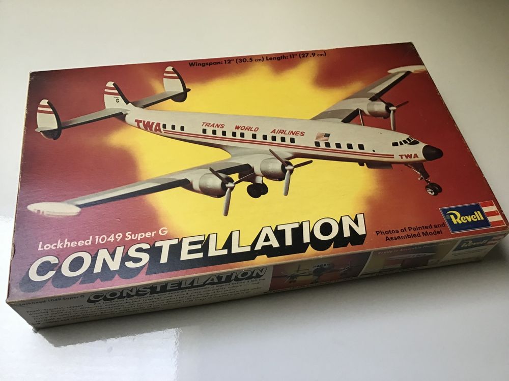 Revell Bausatz "LOCKHEED SUPER CONSTELLATION TWA" 1974 NEU! | Kaufen ...