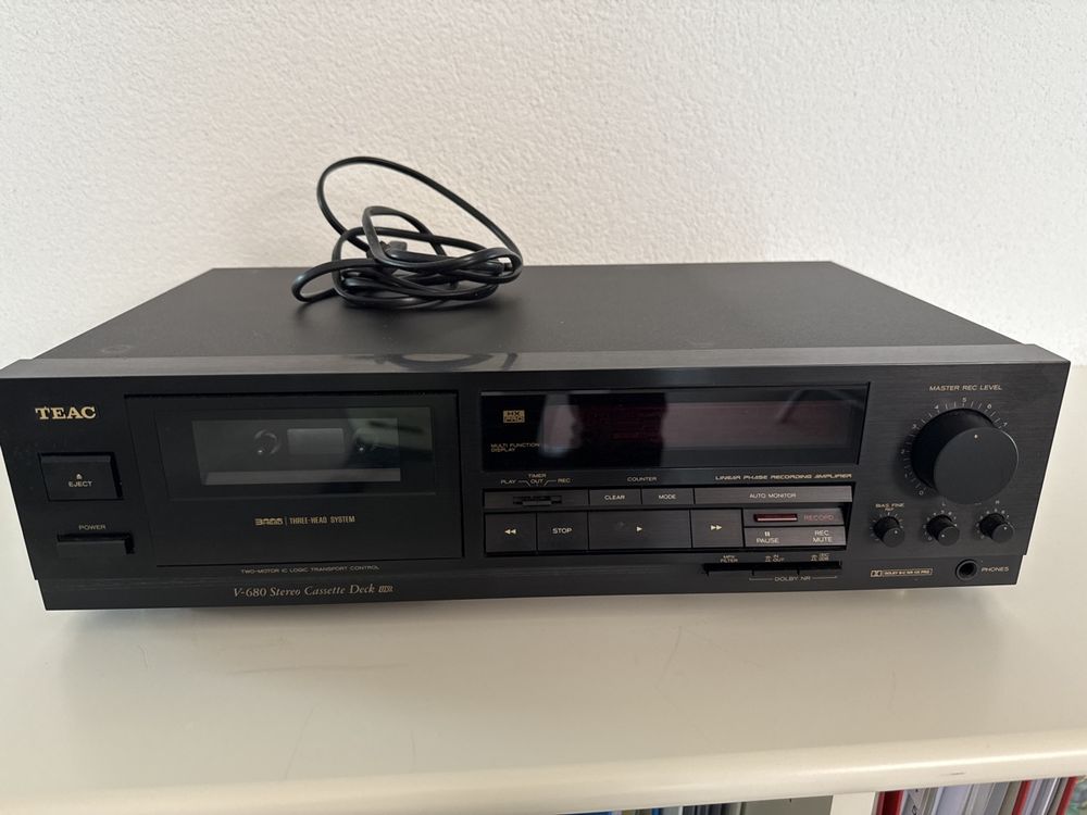 TEAC V-680 Stereo Cassette Deck, Top Zustand, Vintage! (Gebraucht) in ...