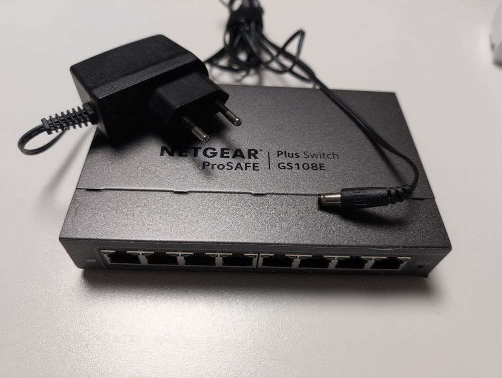 NETGEAR ProSafe Plus Switch GS108E 8-Port Gigabit (Gebraucht) in Jona ...