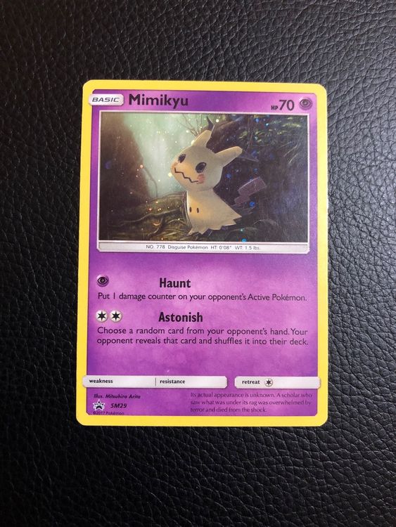 2017 Sun & Moon - Mimikyu Holo Promo SM29 Ab 1 | Kaufen auf Ricardo