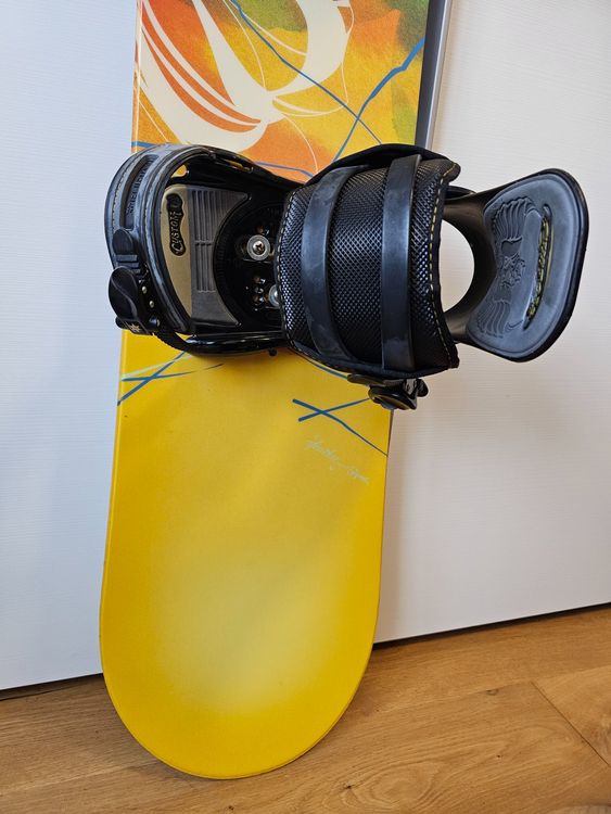 BURTON FEATHER 154 cm , Original BURTON CUSTOM Bindung Gr.M (Gebraucht ...