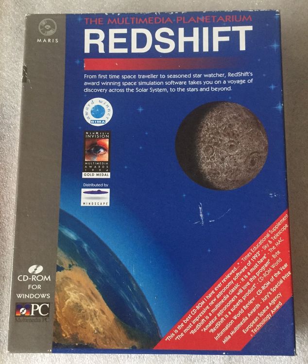 REDSHIFT Multimedia Planetarium PC Software Astronomy (Gebraucht) in ...