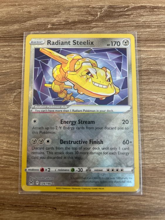 Radiant Steelix Pokemon Strahlendes Stahlos | Kaufen auf Ricardo