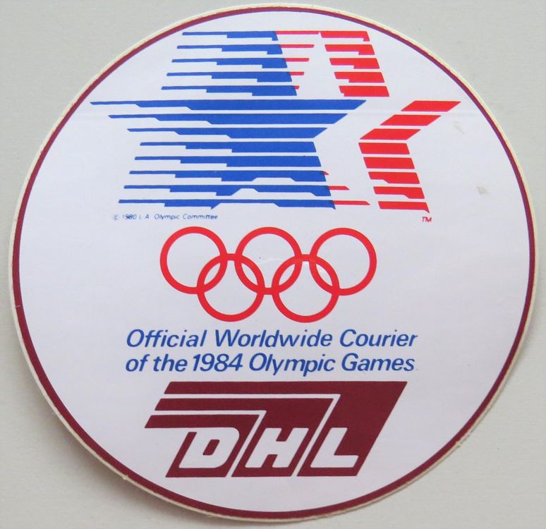Sticker DHL Olympic Games 1984 | Kaufen auf Ricardo