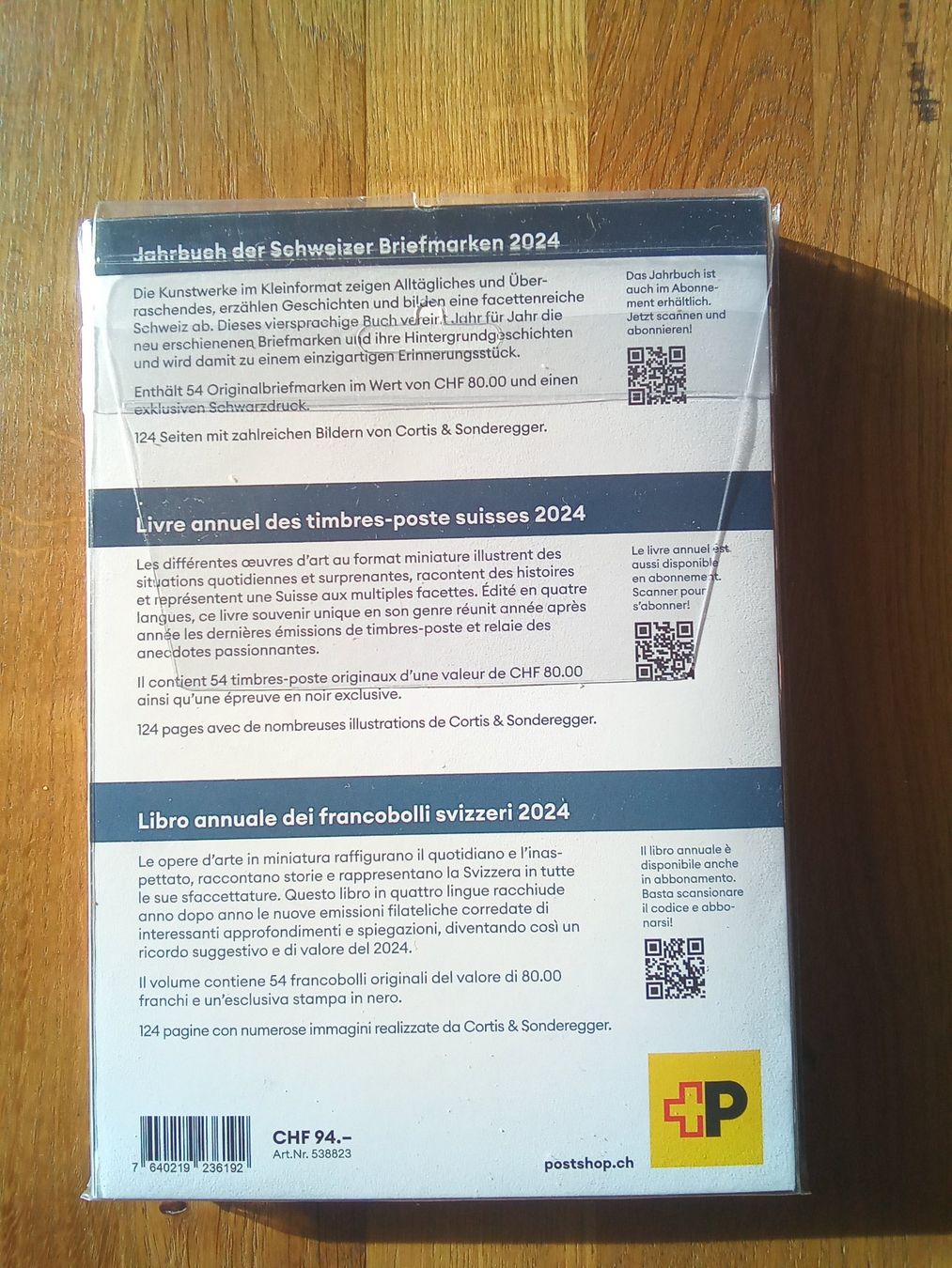 Jahrbuch der Schweizer Briefmarken 2024 - ORIGINALVERPACKT (Neu und originalverpackt) in ...