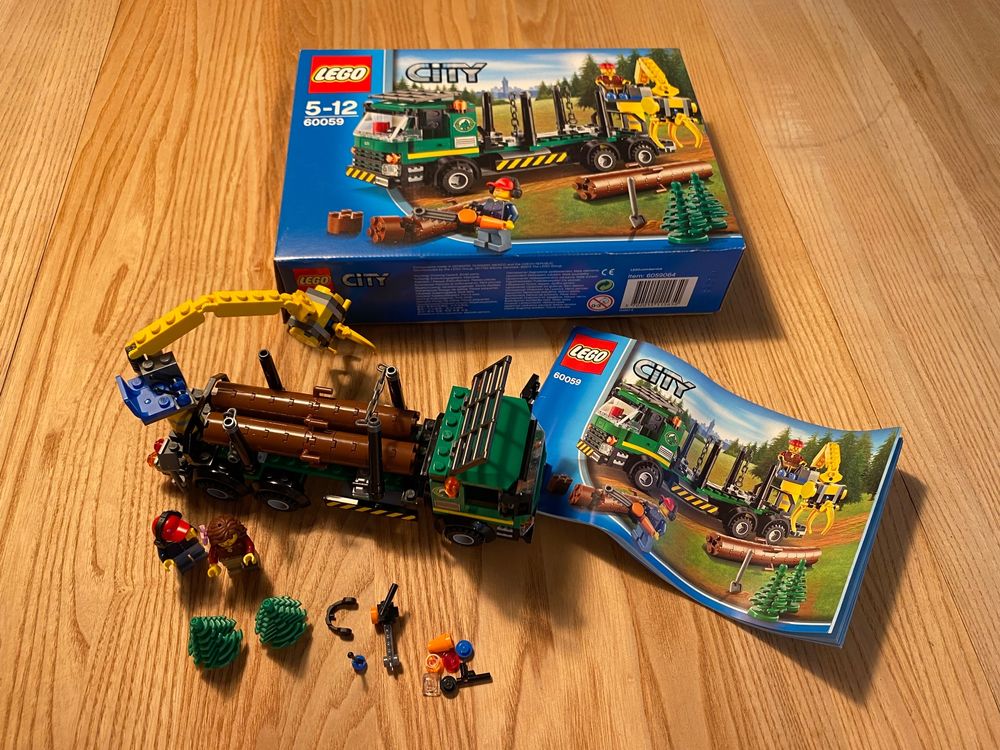 Lego City Baukasten 60059 / Forstfahrzeug mit Kran | Kaufen auf Ricardo