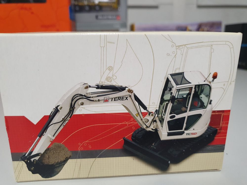 Sammlermodell TEREX TC50, weiss 1:50 (Neu und originalverpackt) in ...