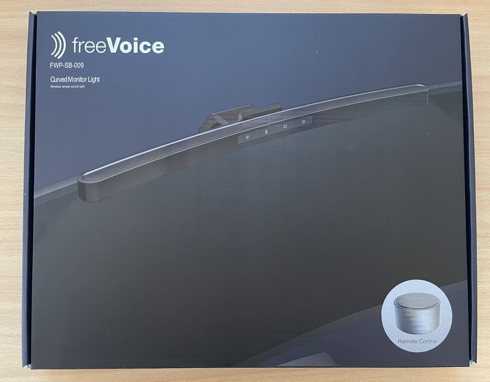 freeVoice Monitor Screenbar Tischleuchte (Curved) | Kaufen auf Ricardo
