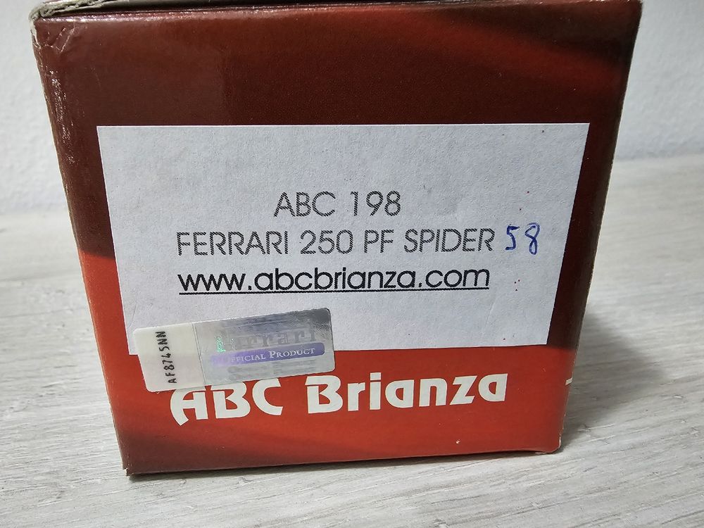 Ferrari 250 pf Spider ABC198 1:43 ( Carlo Brianza) | Kaufen auf Ricardo