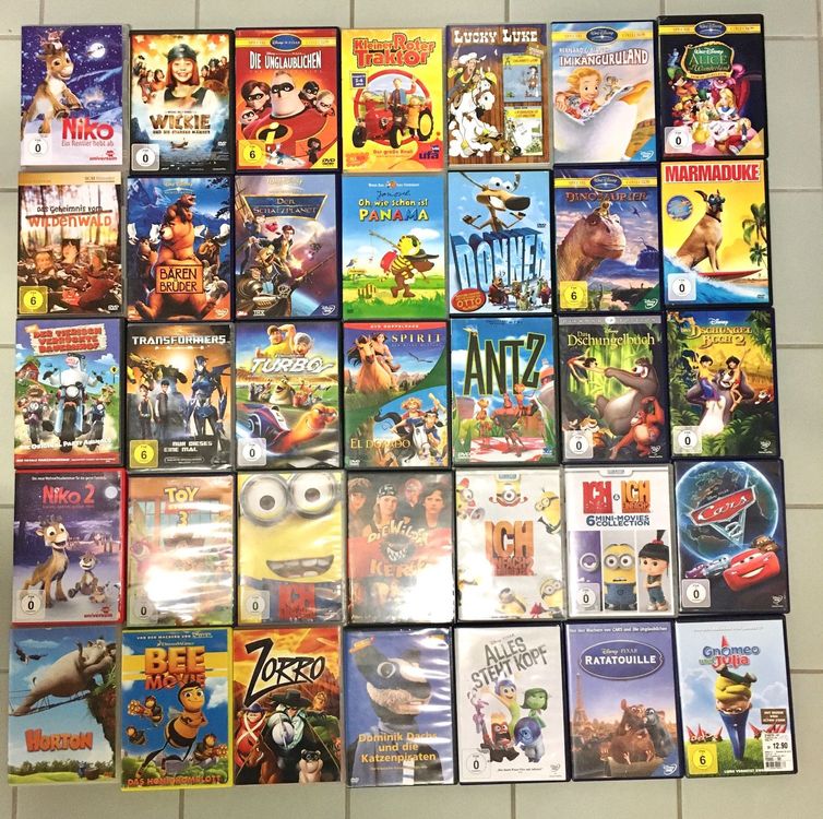 DVD Kinder Filme / Anime / Cartoon (Gebraucht) in Kriens für CHF 6 ...