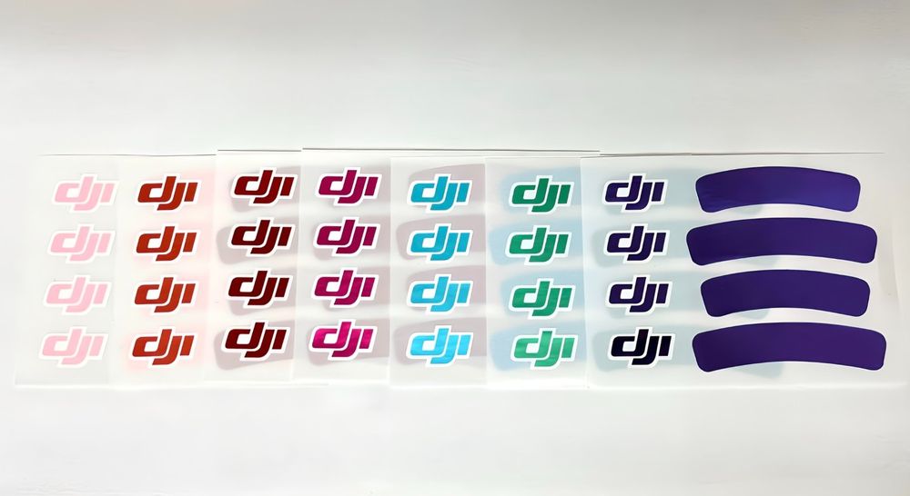 7 x DJI Sticker - SET (bunt) / NEU!!! (Neu und originalverpackt) in ...