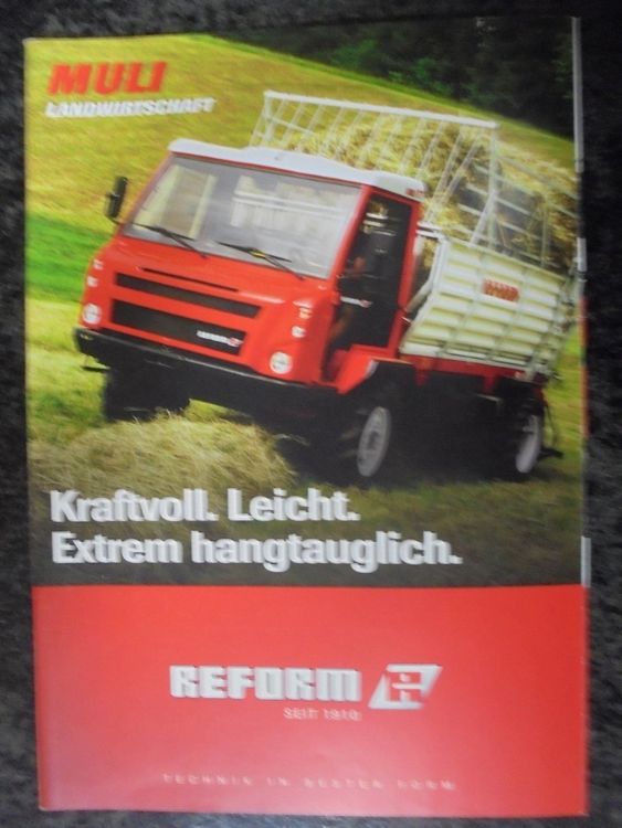 Reform Muli Transporter Traktor Prospekt | Kaufen auf Ricardo