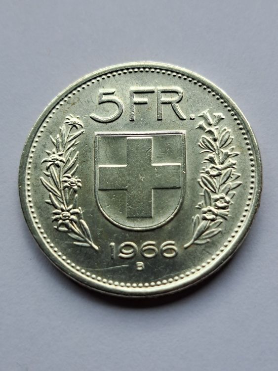 5 Franken Silber 1966 | Kaufen auf Ricardo