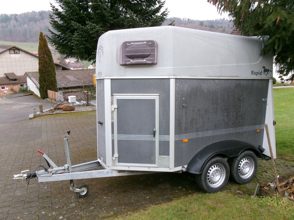 2er Pferdeanhänger Viehanhänger neu ab MFK (Gebraucht) in Muhen für CHF 2950 – nur Abholung auf ...