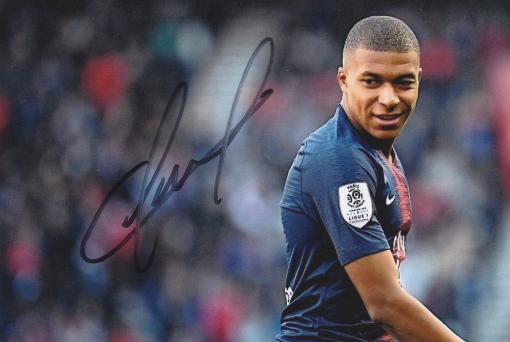 KYLIAN Mbappé / Autographe Original. | Kaufen auf Ricardo
