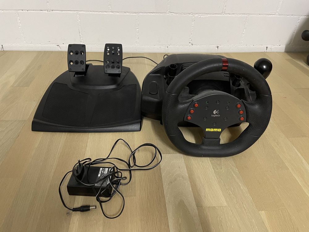 Logitech Momo Racing Force Lenkrad Pedale gebraucht (2004) (Gebraucht ...