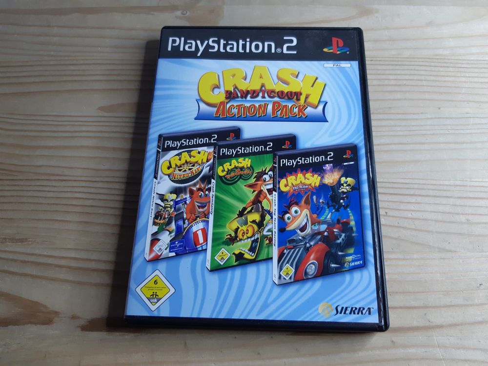 Crash Bandicoot Action Pack Twinsanity Tag Team Racing ..PS2 (Gebraucht ...