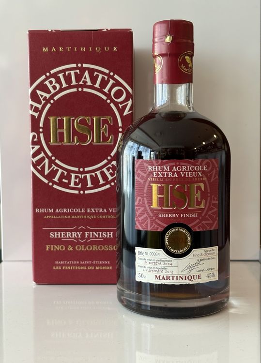 Rhum HSE Sherry Finish 2004 - Edition Limitée (Neu und originalverpackt ...