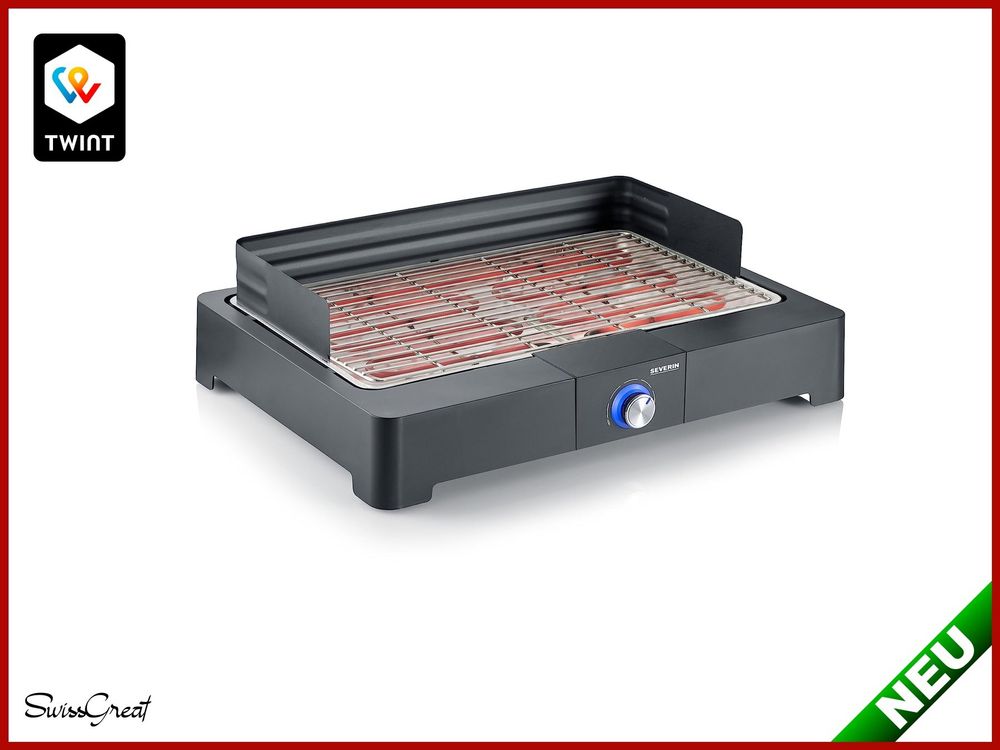 Elektrischer Tischgrill mit Edelstahl-Grillrost (Neu und originalverpackt) in Develier für CHF ...