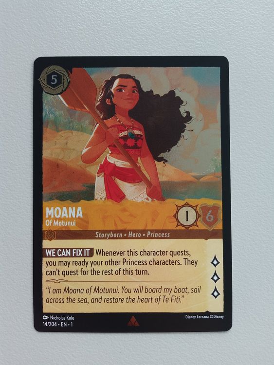 Lorcana - Moana - Rare HOLO Foil - Disney | Kaufen auf Ricardo
