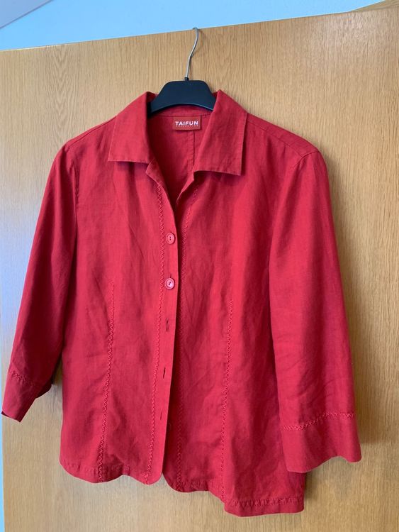 Leinenbluse (oder Jacke) 3/4 Ärmel, TAIFUN Collection | Kaufen auf Ricardo
