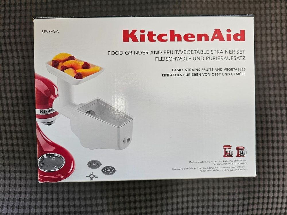 KitchenAid 5FVSFGA - Zubehörset Fleischwolf und Pürier-Set | Kaufen auf ...