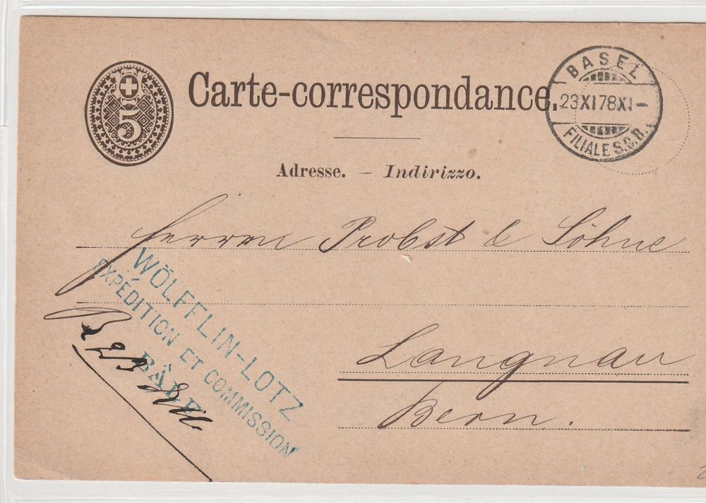 Timbre entier Suisse 1878 | Kaufen auf Ricardo Timbre entier Suisse 1878 | Kaufen auf Ricardo