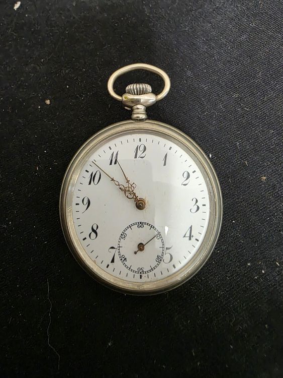Alte Taschenuhr Anker, Gustaf Becker Nickel (Gebraucht) in Wolfertswil ...