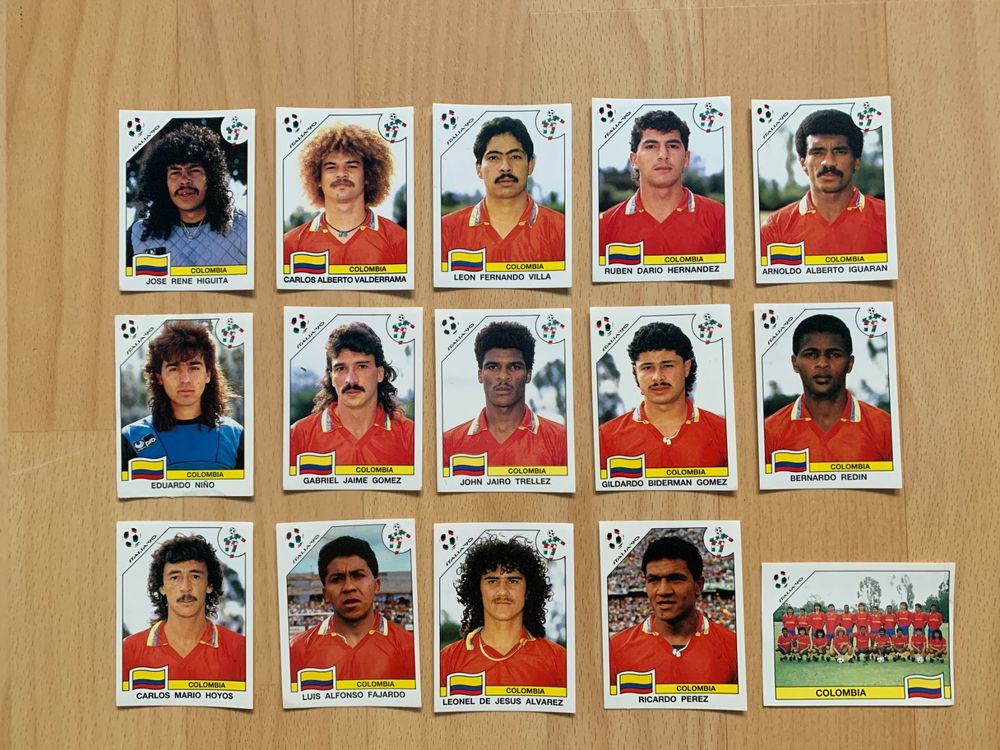 Panini Football Sticker WM Italia 90 - Colombia/Kolumbien | Kaufen auf ...
