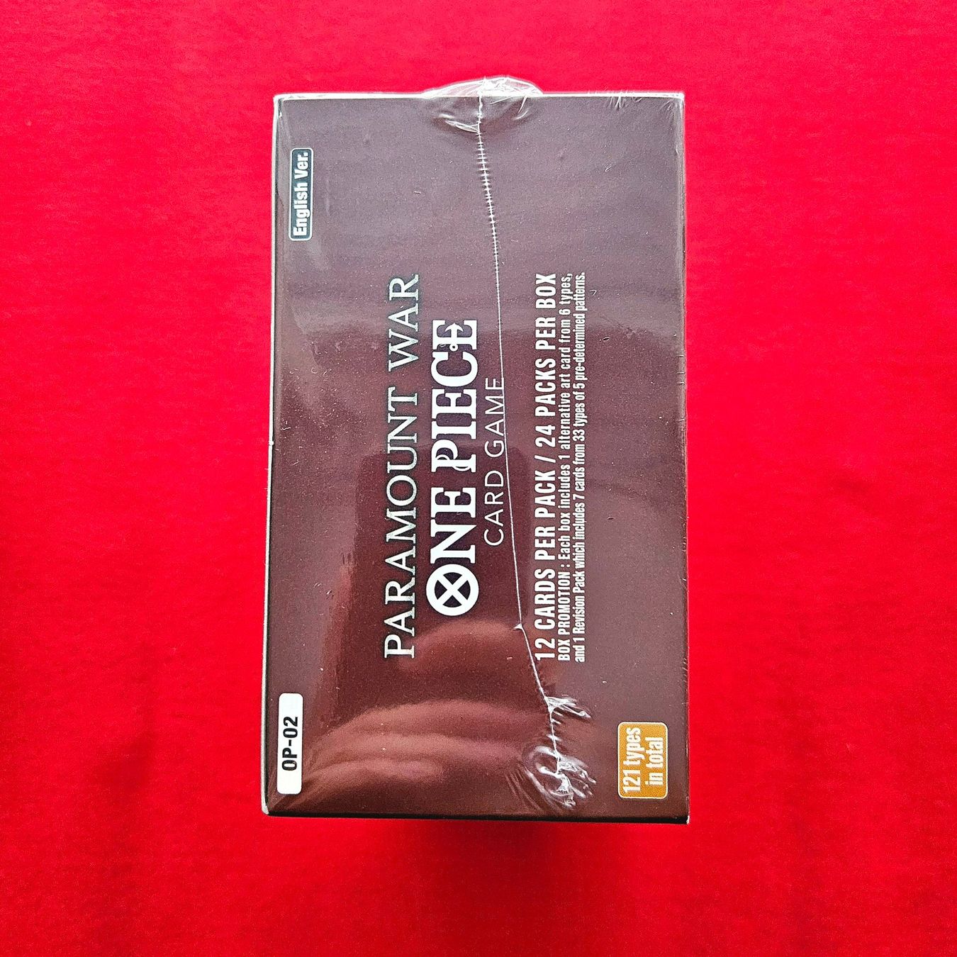 One Piece OP-02 Paramount War Booster Box Display EN (Neu und ...
