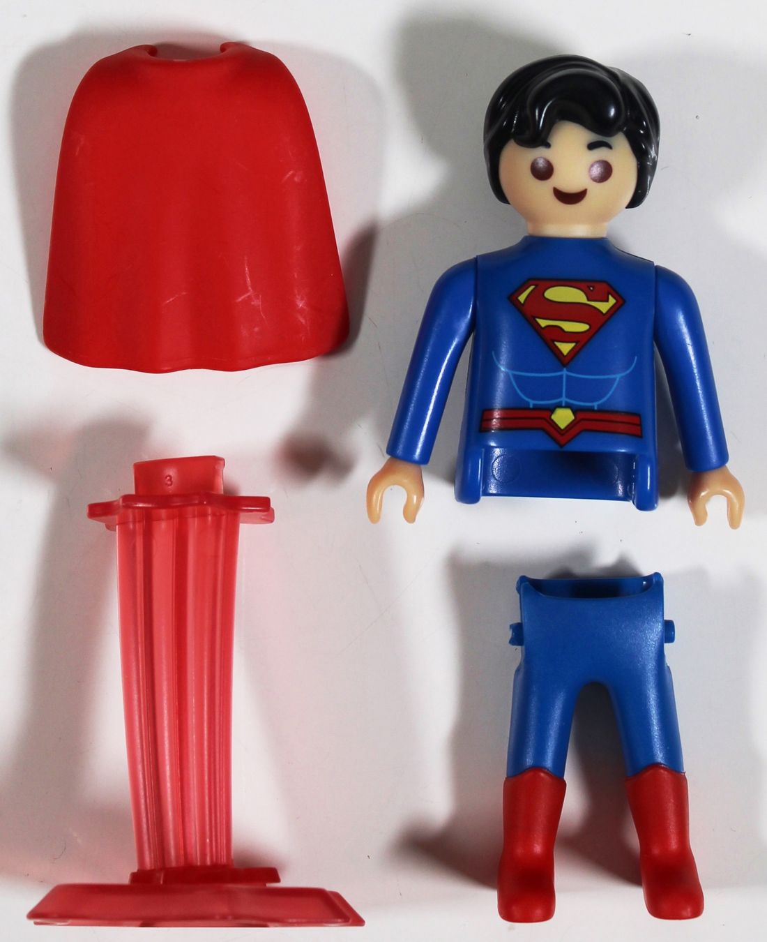 ÜEI PLAYMOBIL DC SUPERHELDEN SUPERMAN Seltene Maxi Figur (Neu (gemäss ...