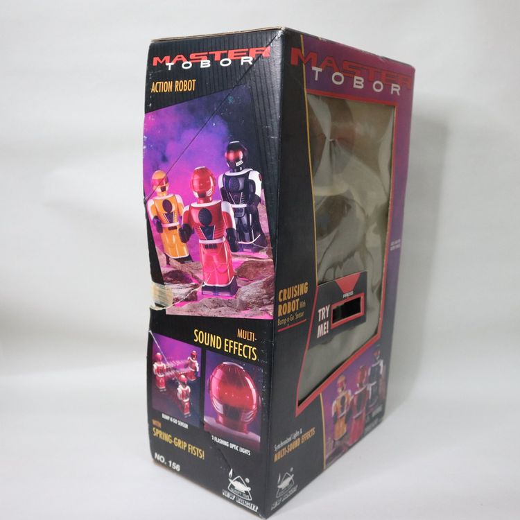1995 Roboter Master Tobor Robot Bump-N-Go Licht und Sound (Neu (gemäss ...