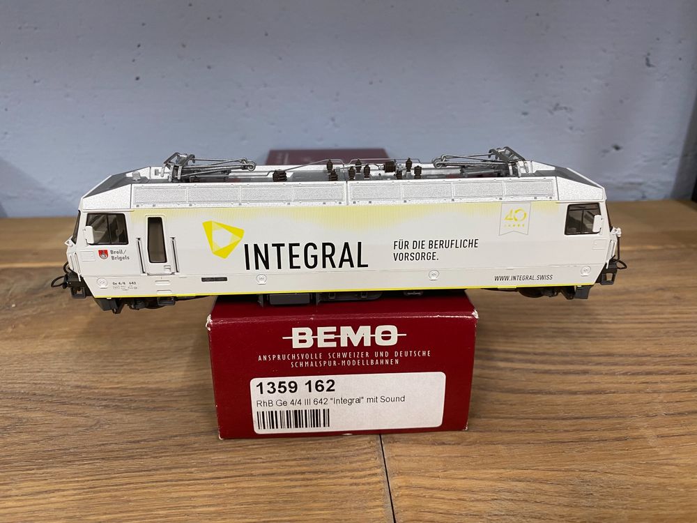 RhB Bemo Ge 4/4 III 642 Integral SOUND Pirovino Finish LED (Gebraucht ...