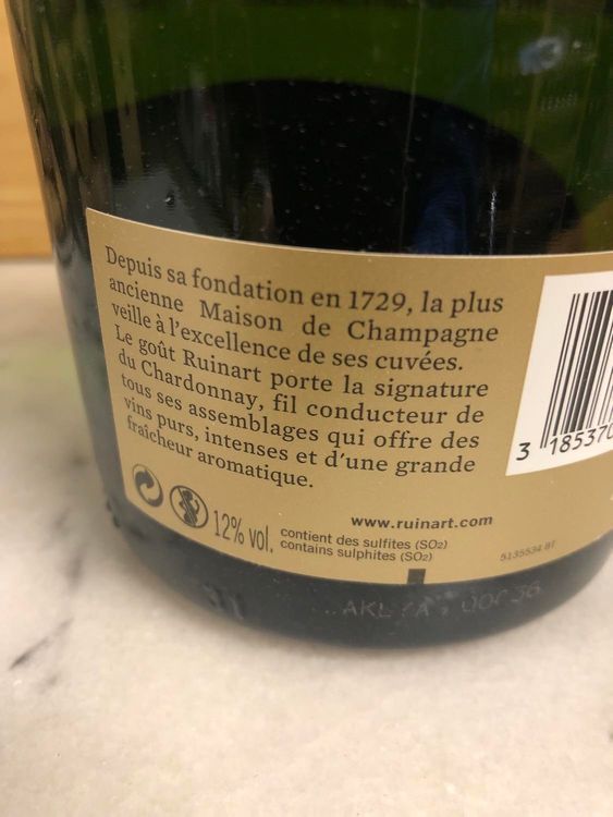 CHAMPAGNE RUINART 1729 BRUT (Neu und originalverpackt) in Münchenstein ...