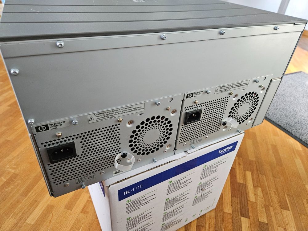 HP procurve switch 4108gl J4865A mit Modulen J4908A, J4864A (Gebraucht ...