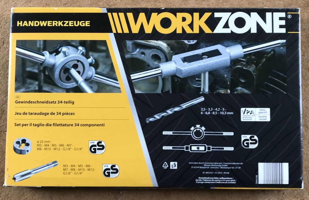 GEWINDESCHNEID-SATZ 34-TEILIG ORIGINALVERPACKT (Neu und originalverpackt) in Ostermundigen für ...