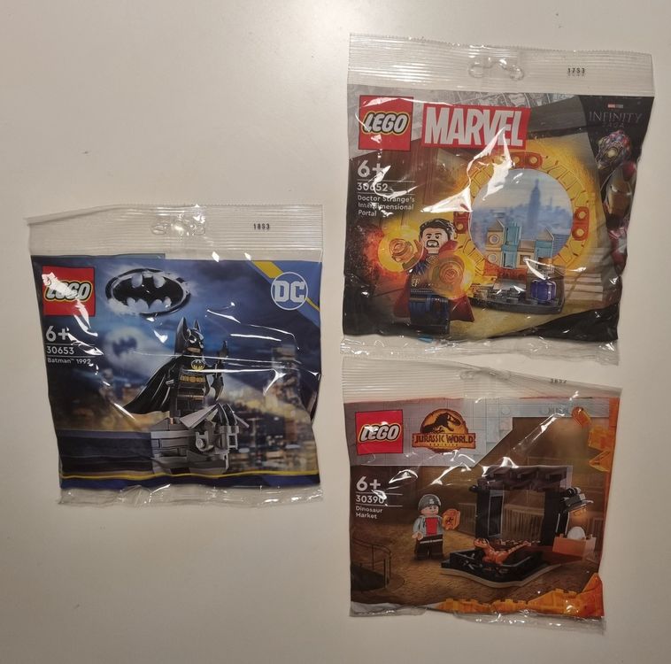 lego Marvel, DC und Jurassic World Polybag (Neu und originalverpackt ...